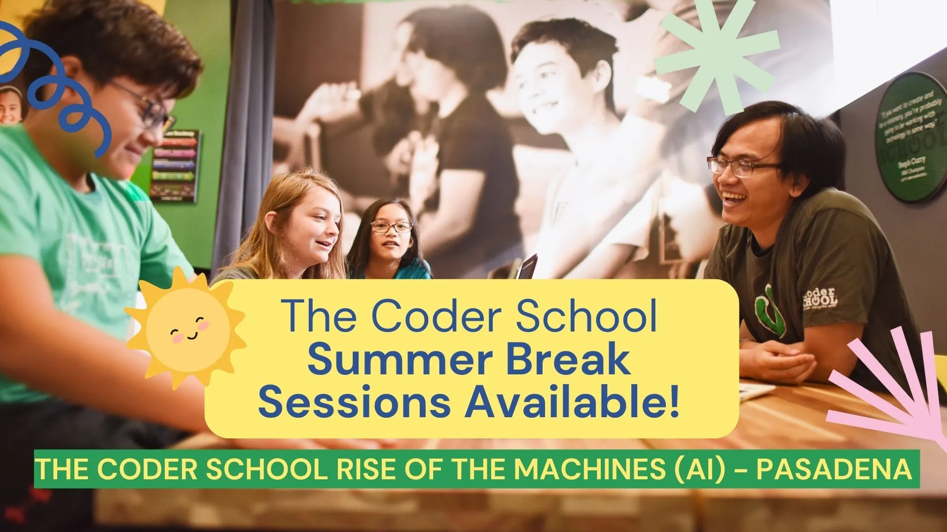 The Coder School Rise of the Machines (AI) - Pasadena - Book Child Care ...